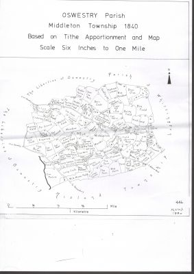 Oswestry Borderland Heritage - 1830s Tithe Maps